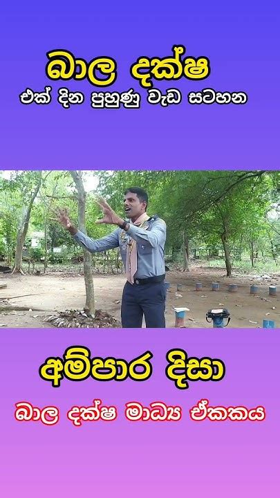 බාල දක්ෂ ජය සෝෂාඅම්පාර දිසා බාල දක්ෂ සංගමය Youtube