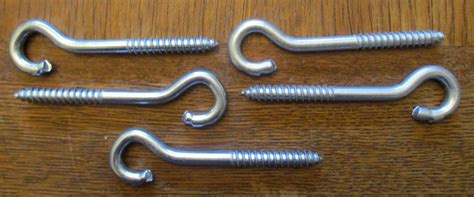 Hook Threaded 3 5 8″l Pkg Of 5
