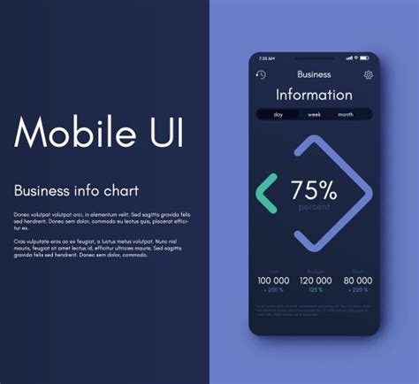 Active Third Tab In Menu Bar Ui Element Template Vector Image