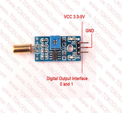 Jual Tilt Sensor Module Sw520d Modul Sensor Kemiringan Angle Sensor