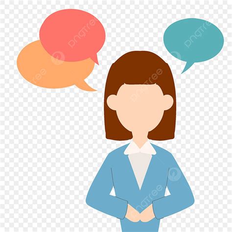 說話女子 說話 對話 與溝通素材圖案，psd和png圖片免費下載