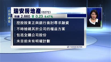 傾緊融資瑞房羅康瑞擬提私有化 Now 新聞