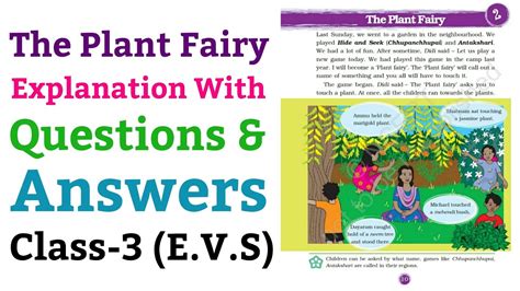 The Plant Fairy Class 3 Explanation With Questions And Answers