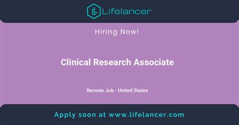 Clinical Research Associate Remote Job At Orca Bio Lifelancer