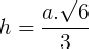 Altura Do Tetraedro Regular Saber Matem Tica