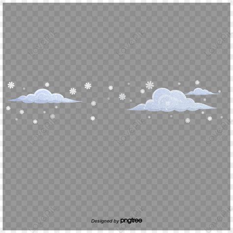 파란색 눈꽃 일러스트 패턴의 구름편물창조적젖은 Png 일러스트 무료 다운로드 Lovepik