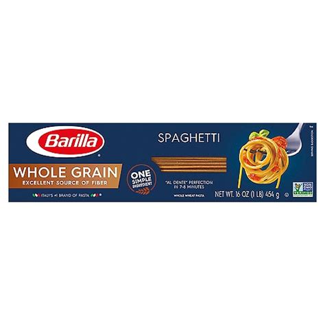 Barilla Whole Grain Spaghetti Pasta 16 Oz