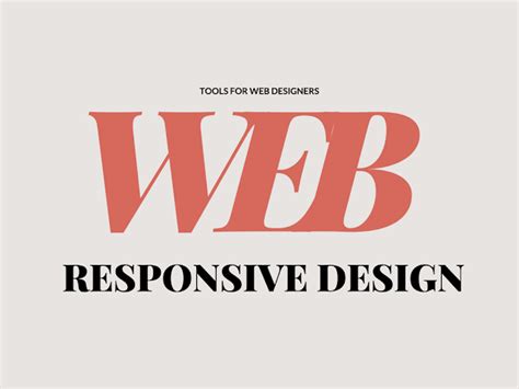 40 Awesome Responsive Web Design Tools For Designers Fromdev