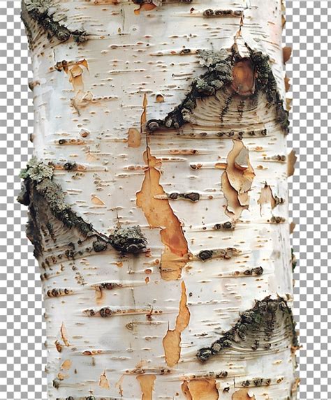 Tree Trunk Isolated On Transparent Background Premium AI Generated PSD