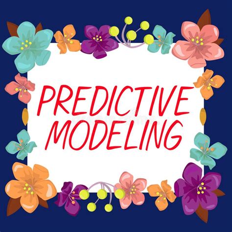 Hand Writing Sign Predictive Modeling Word For Maintenance Strategy Driven By Predictive