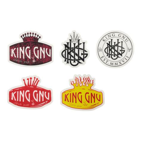 King Gnu オフィシャル・グッズ通販 商品詳細 Logo Sticker Pack