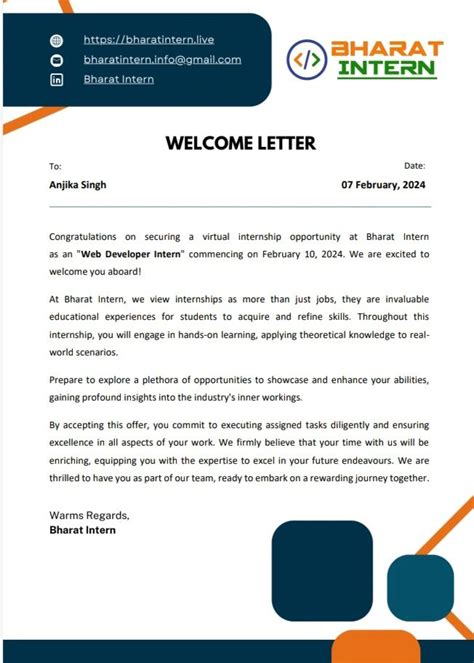 anjika singh on linkedin webdevelopment bharatintern
