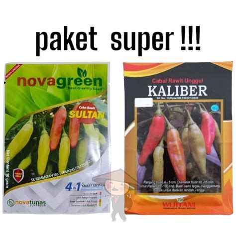 Jual Benih Cabai Rawit SULTAN 10 Gram KALIBER 10 Gram PAKET BENIH CABE RAWIT Shopee Indonesia