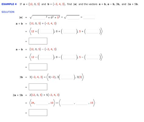 solved example 4 if a 12 0 5 and b −2 4 3 find ∣a∣ and
