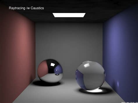 Ppt Global Illumination Techniques Radiosity Photon Mapping And Path