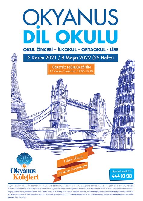 Okyanus Koleji Kolej Özel Okul Ana okulu ilkokul ortaokul Lise