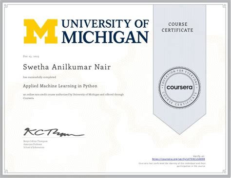 swetha anil on linkedin machinelearning python courseracertified