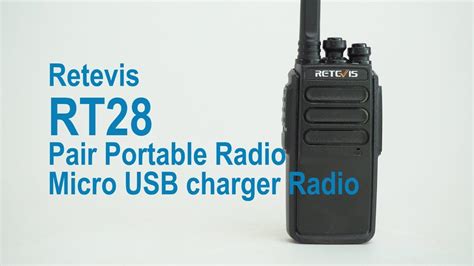 Rt28 Pair Portable Radio Youtube