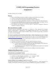 A Pdf Comp Programming Practices Assignment Due Date