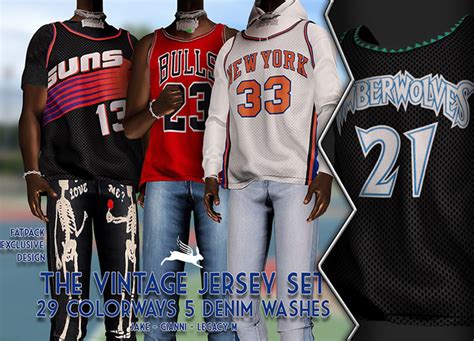 Second Life Marketplace Axh Vintage Twolves Jersey