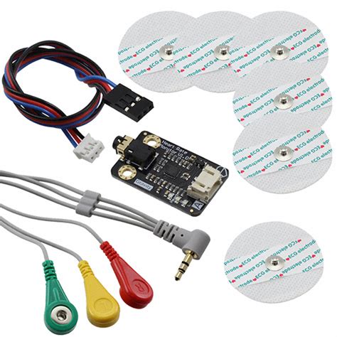 Sensor De Monitor De Frecuencia Cardíaca Analógico Ecg Para Arduino