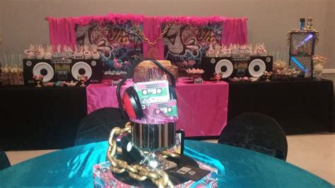 90s Hip Hop Birthday Party Ideas Photo 1 Of 35 Catch My Party