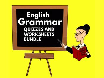 Collection Of English Grammar Quizzes And Exercises By The TPT Learning