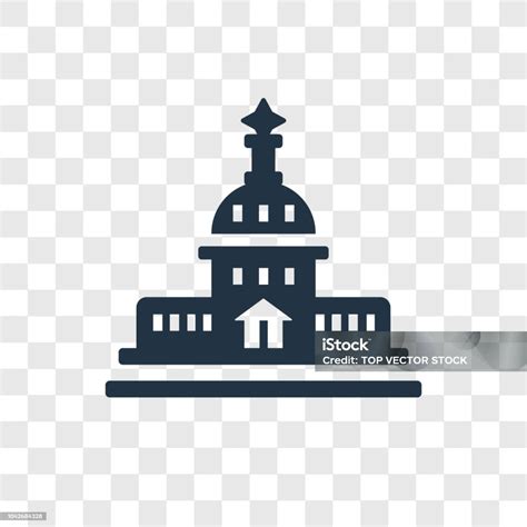 國會的向量圖示隔離在透明的背景下 國會大廈透明度標誌設計向量圖形及更多商標圖片 商標 國會 圓頂建築 Istock