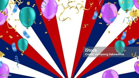 풍선과 색종이가있는 그랜드 오프닝 이벤트 소매 쇼핑 또는 블랙 프라이데이 프로모션을위한 화려한 공기 풍선과 화환이있는 스타일의