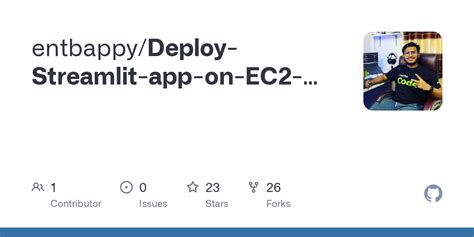 github entbappy deploy streamlit app on ec2 instance