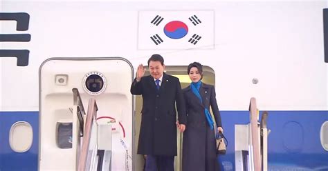 尹 6박 8일 Uae·스위스 순방 마쳐한국 도착