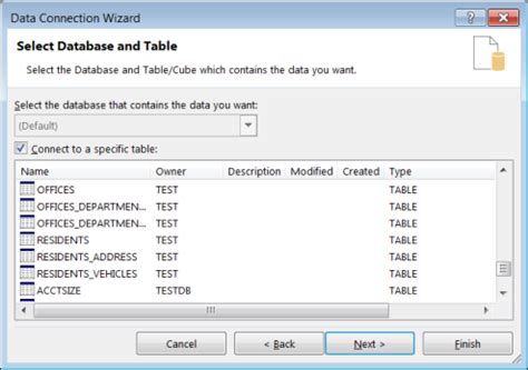 Accessing Data In Microsoft Excel From The Query Wizard