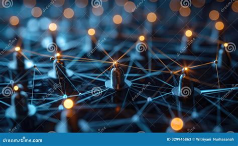 Network Connection Abstract Technology Stock Illustration Illustration Of Digitalization