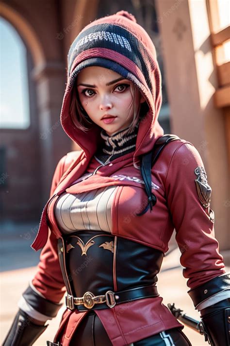 Premium Photo Sexy Woman Assassin Killer Anime Cute Girl Character