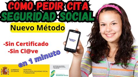 Cómo solicitar una Cita Previa en la Seguridad Social INSS Madrid Guía
