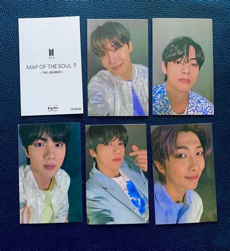 Bts Map Of The Soul 7 The Journey Photocards Unofficial Etsy