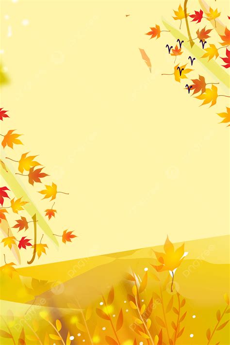 노란색 세로 가을 배경 템플릿 배경 일러스트 노란색 세로 가을 배경 템플릿 사진 및 배경 화면 무료 다운로드 Pngtree