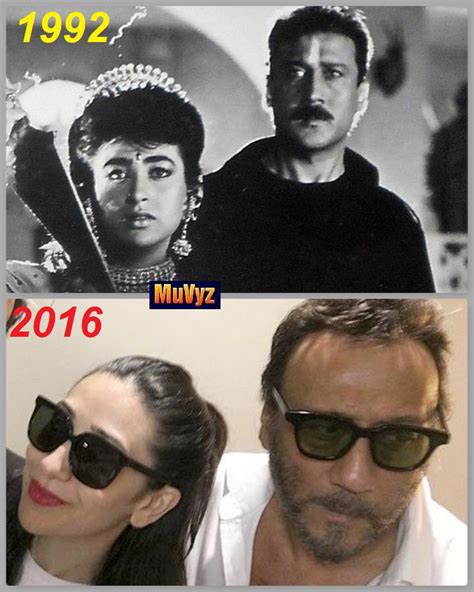 Iconic Bollywood Pair Jackie Shroff And Karisma Kapoor