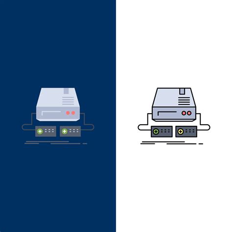 Console Game Gaming Pad Drive Flat Color Icon Vector 18032309 Vector