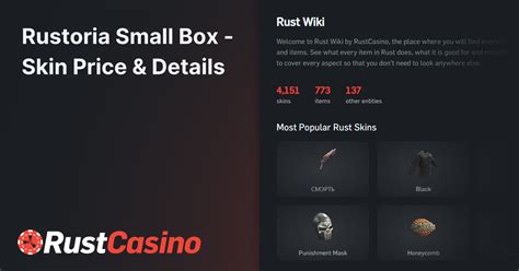 Rustoria Small Box Rust Skin Price And Details