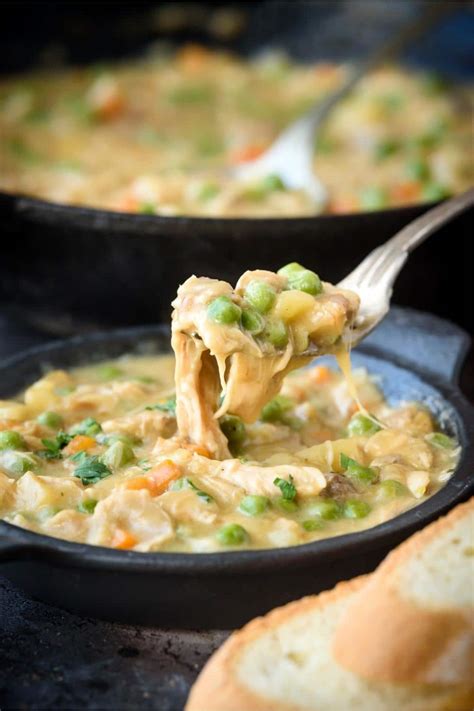 Crustless Chicken Pot Pie