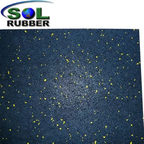 Sol Rubber Commercial Fitness Epdm Rubber Durable Gym Flooring Tile