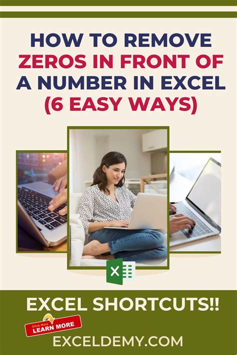 How To Remove Zeros In Front Of A Number In Excel 6 Easy Ways Excel