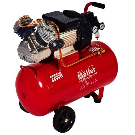 Компрессор Moller AC 490/50 220В 2,2 кВт, ресивер 50л Moller AC490/50 ...