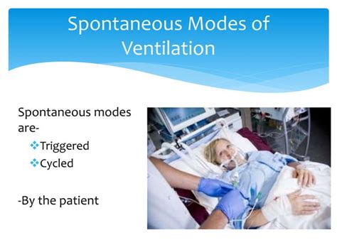 Ventilation Types Of Modes Of Ventilation Ppt