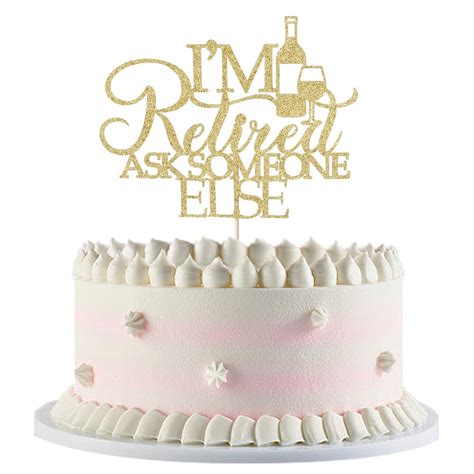 Buy Bekaterea I M Retired Cake Topper The Legend Has Retired