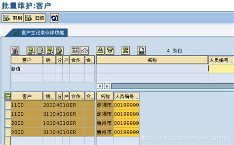 Sap 批量修改主数据客户、供应商、物料物料主数据利润中心切换 Csdn博客