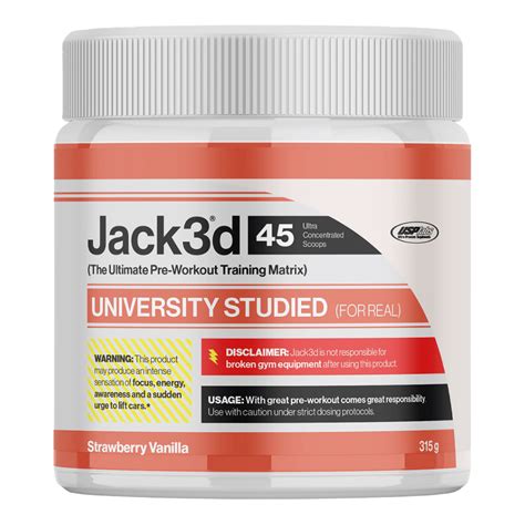 Jack3d Advanced Pre Workout 315g 45 Servings Protein Package