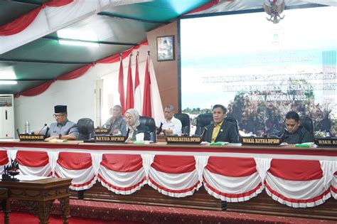 DPRD Sulbar Rapat Paripurna Penyampaian Rekomendasi Terhadap LKPJ Gubernur Tahun 2022 Telegraph