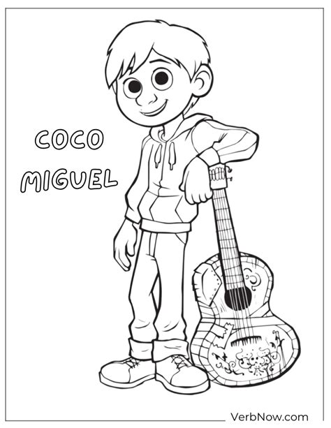 20 Free Coco Coloring Pages Printable Pdf
